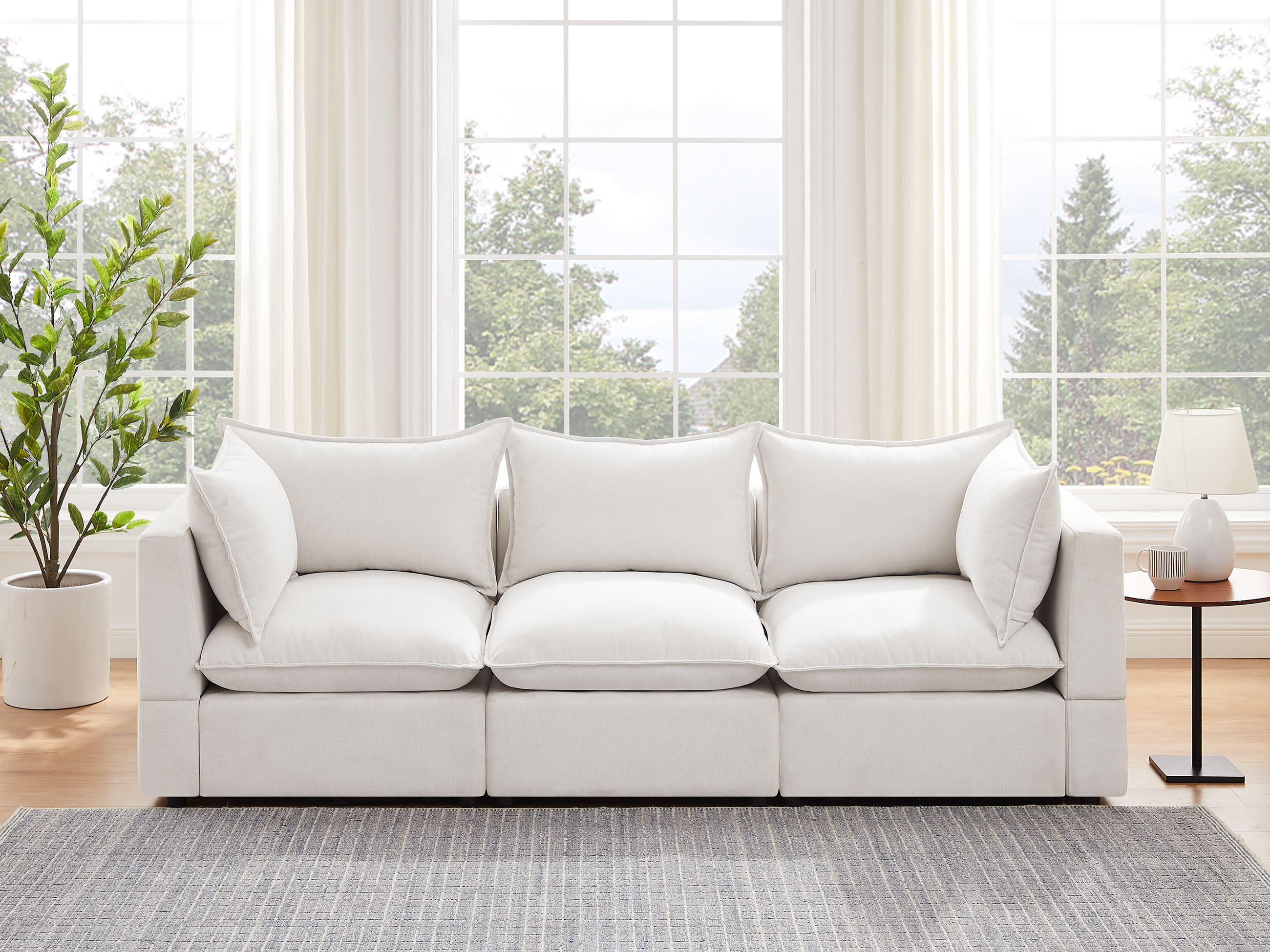 Latitude Run® Shepley 94.5'' Modular Sofa & Reviews - Wayfair Canada