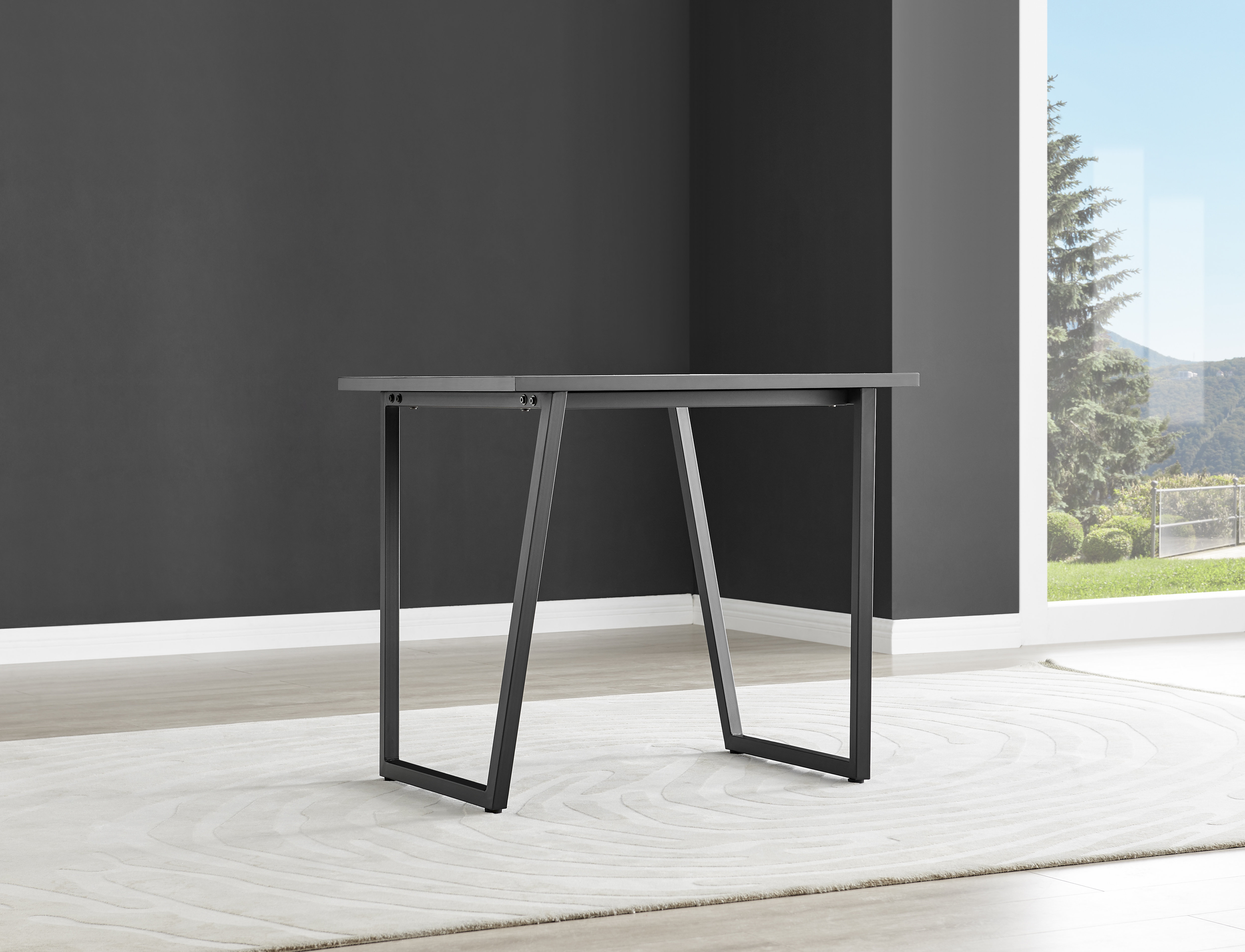 Bless international Carzon Marble Effect Melamine Dining Table and ...