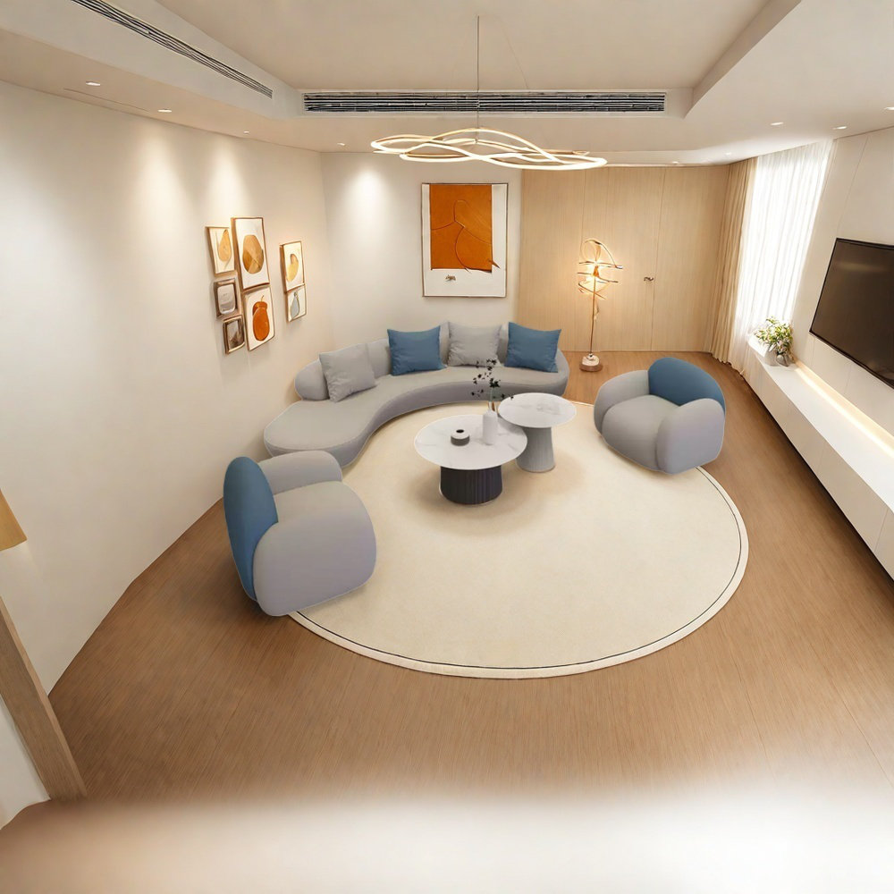 ANCOREY Personality light luxury curved sofa | Wayfair