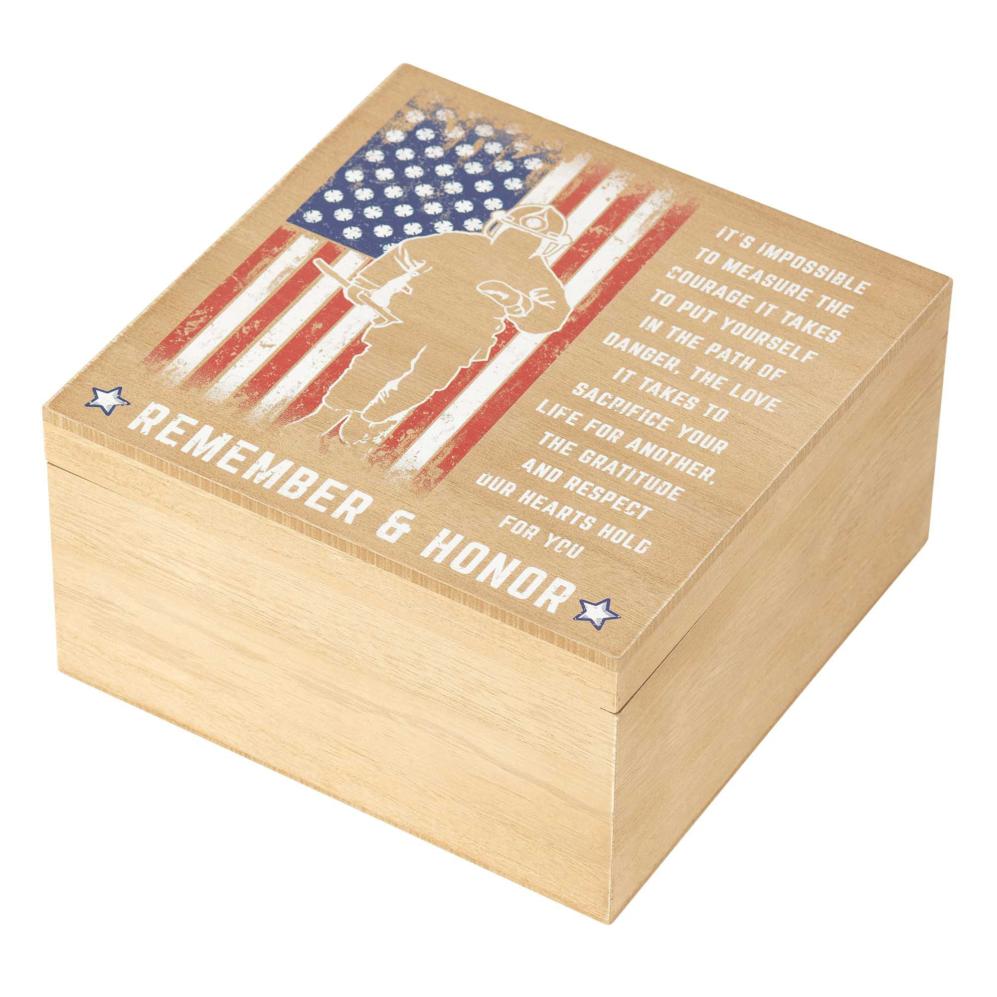 Dicksons Inc Wood Box Remember And Honour Fireman - Wayfair Canada