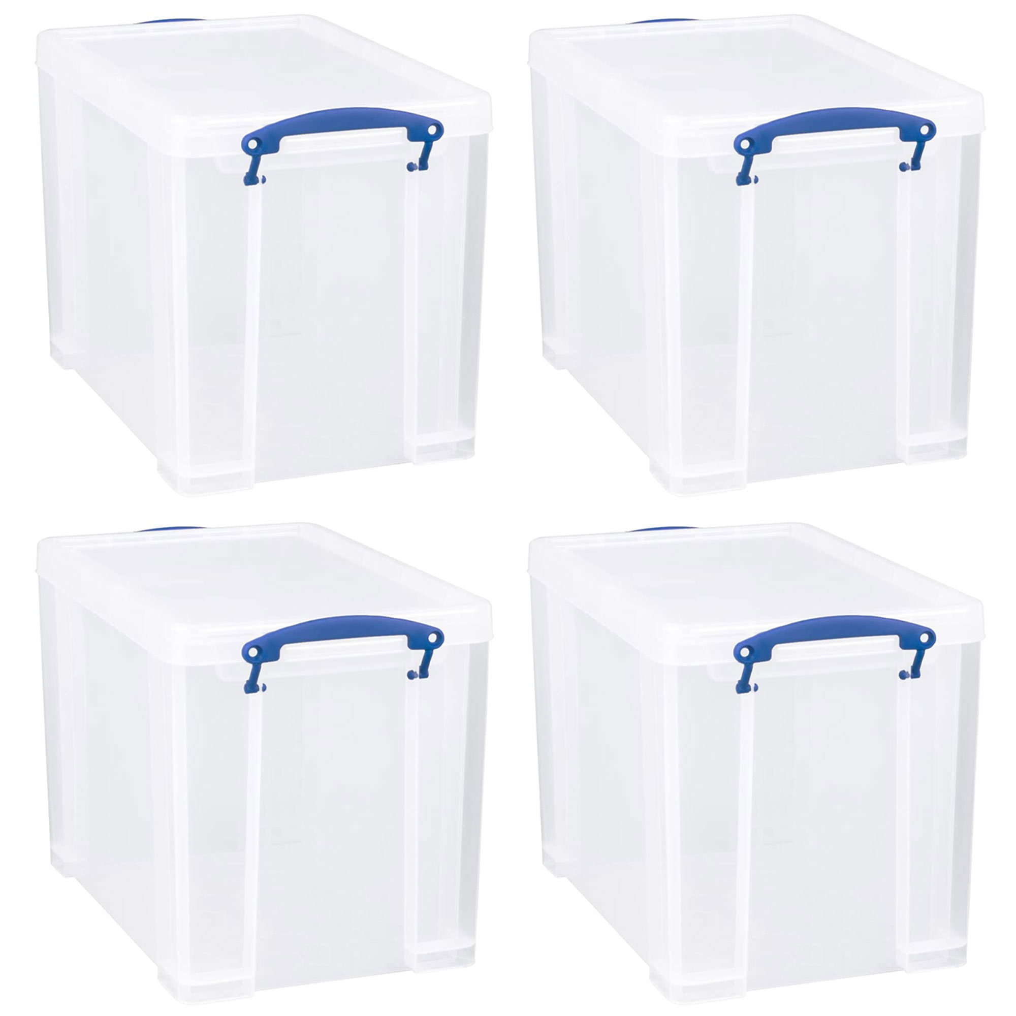 Rebrilliant Really Useful Box Storage Container with Lid and Clip Lock ...