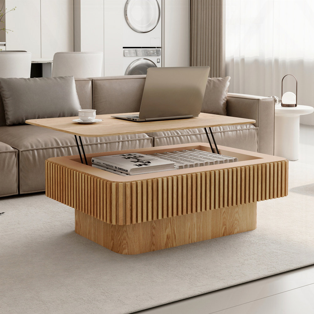 Corrigan Studio® Lift-top Modern Coffee Table Accent Tea Table | Wayfair
