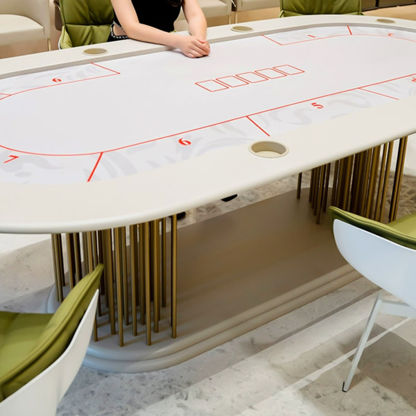 Recon Furniture 105.51'' 8 - Player Foldable Poker Table | Wayfair