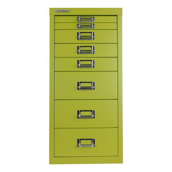 Bisley 11'' Wide 8 -Drawer Steel File Cabinet & Reviews | Wayfair