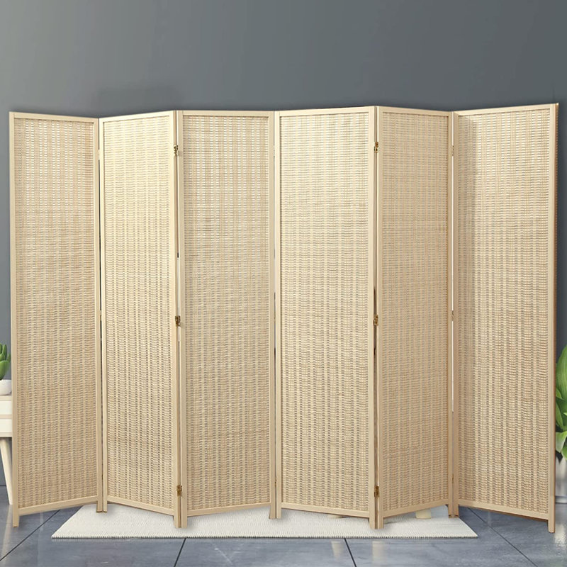 Winston Porter 6ft Tall Folding Privacy Screen for Room Separation ...