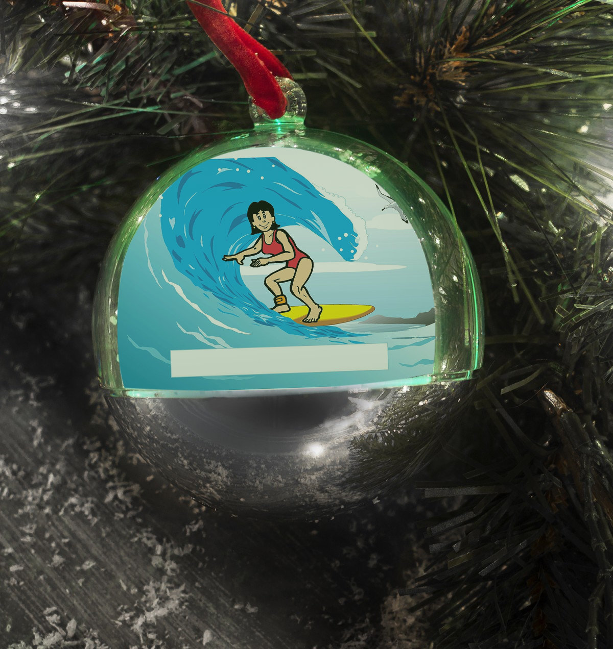 Printed Perfection Personalized Name That Toon Surfer - Female Lighted ...