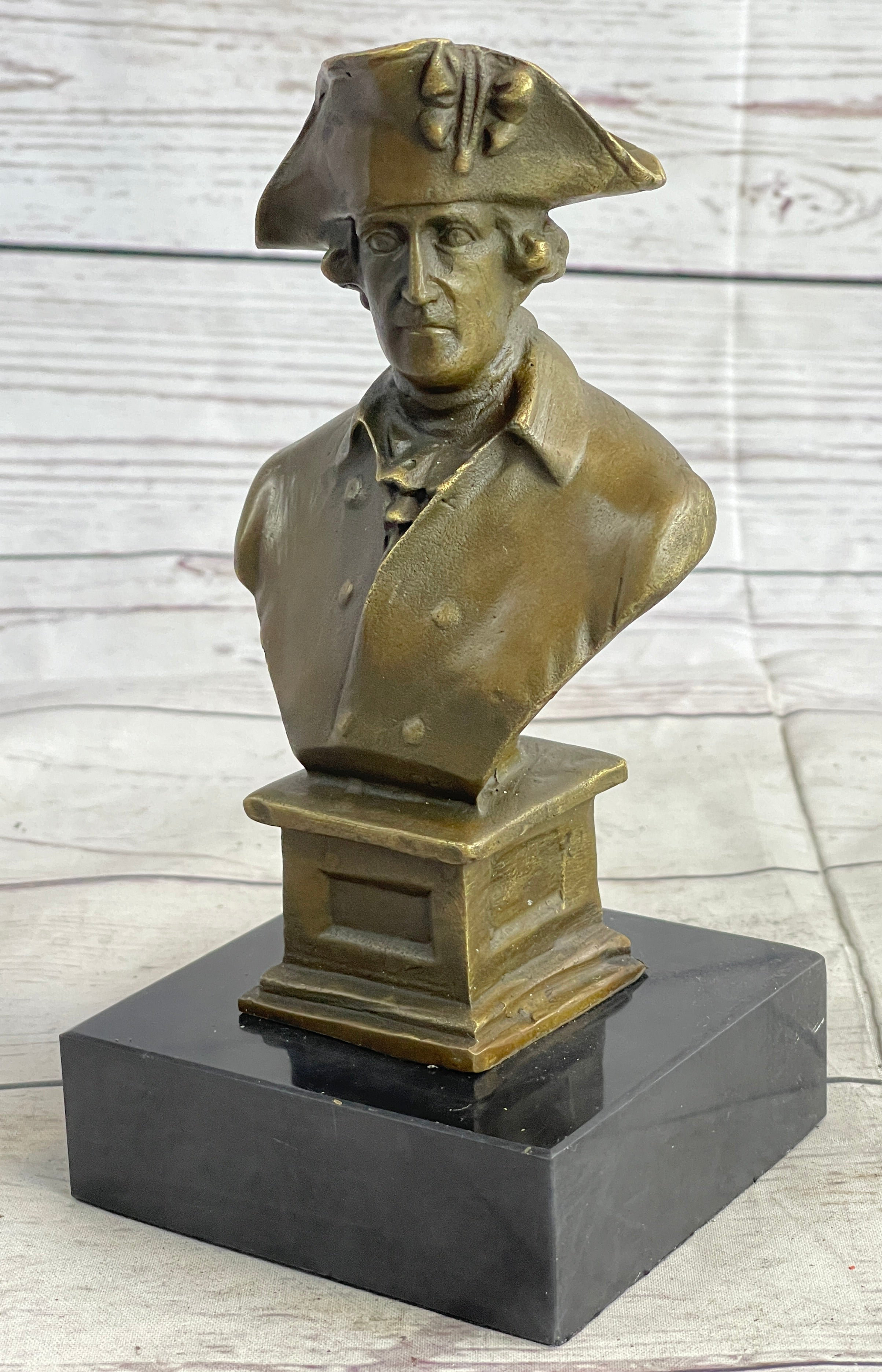 Charlton Home® Indus Frederick 2Nd Ii Of Prussia Bronze Bust Sculpture ...