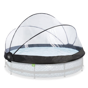 EXIT Toys Round Multifunctional Cover Dome Enclosure for Outdoor Pools ...
