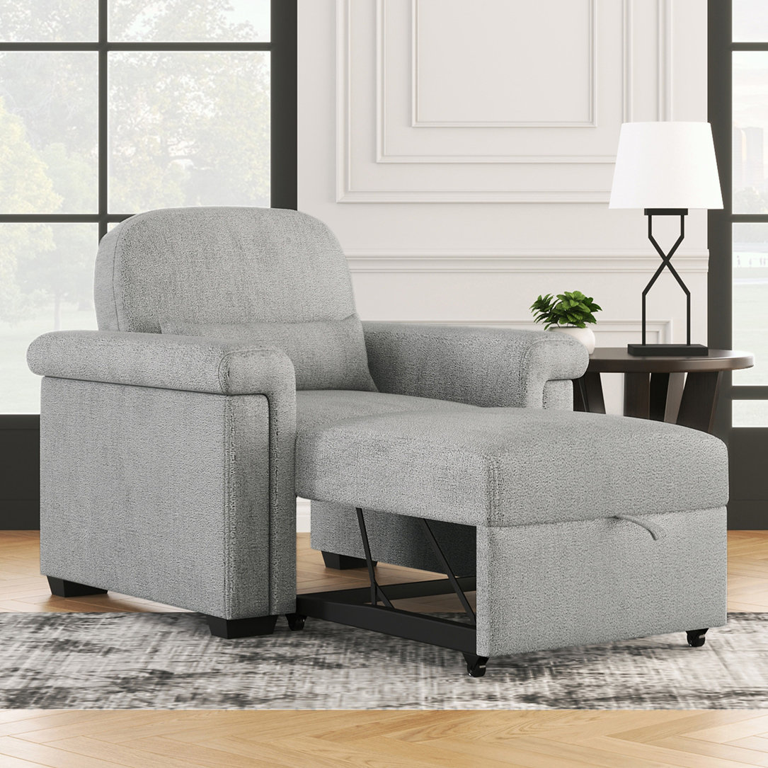 Ebern Designs 3 in 1 Convertible Sleeper Chair Sofa | Wayfair