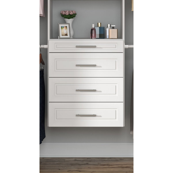 Dotted Line™ Hal 60" W - 96" W Closet System & Reviews | Wayfair