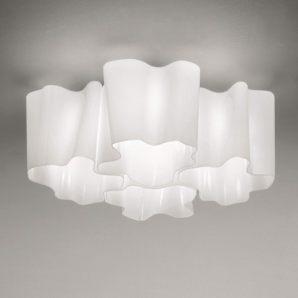 Artemide Logico Quadruple Nested 4-Light Semi Flush Mount | Wayfair