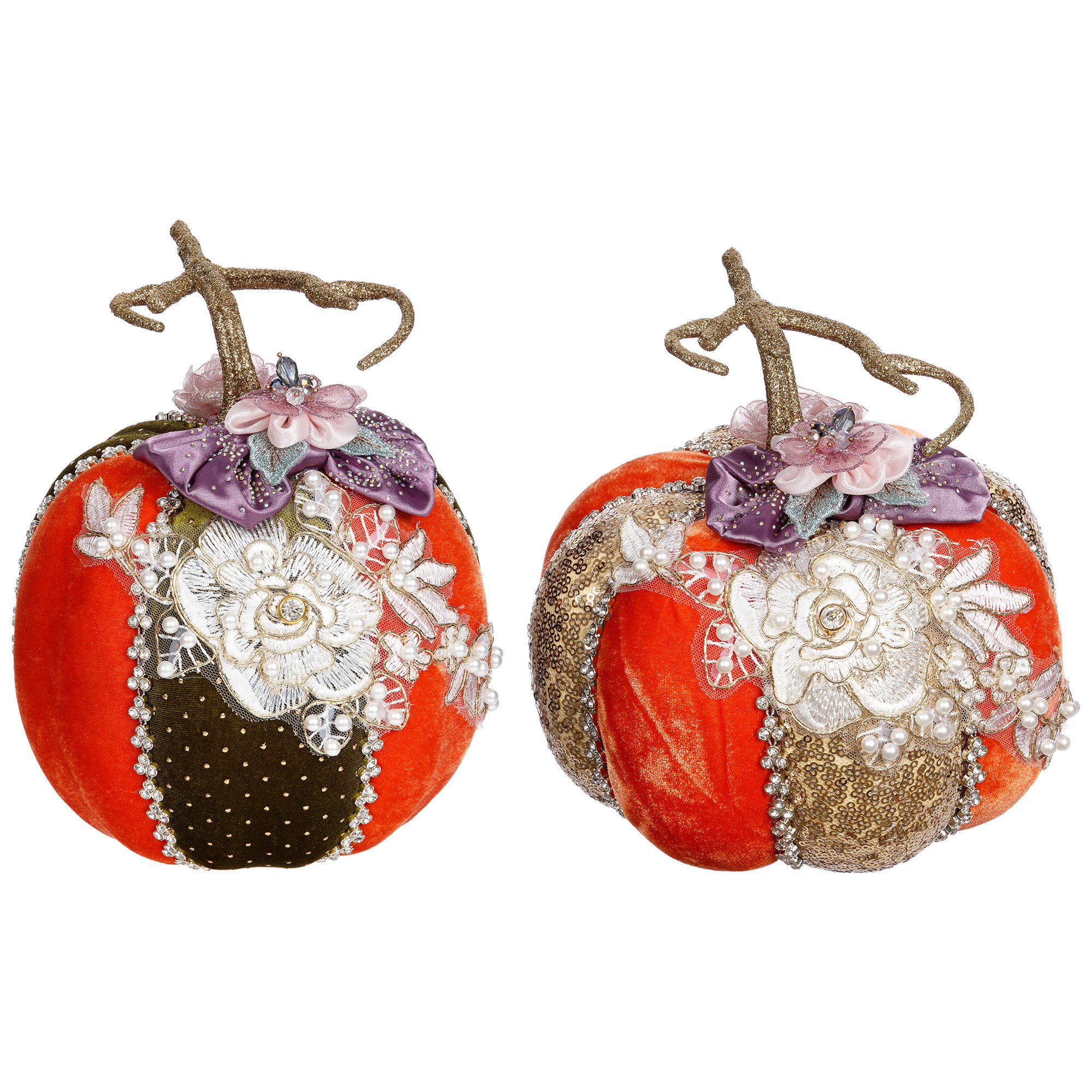 Mark Roberts 2 Piece Elegant Pumpkin Set | Wayfair