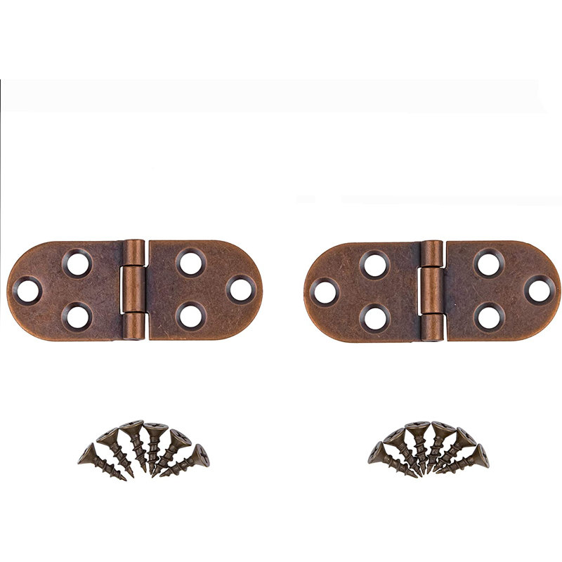 UNIQANTIQ HARDWARE SUPPLY Rounded Antique Copper Sewing Machine Hinge ...