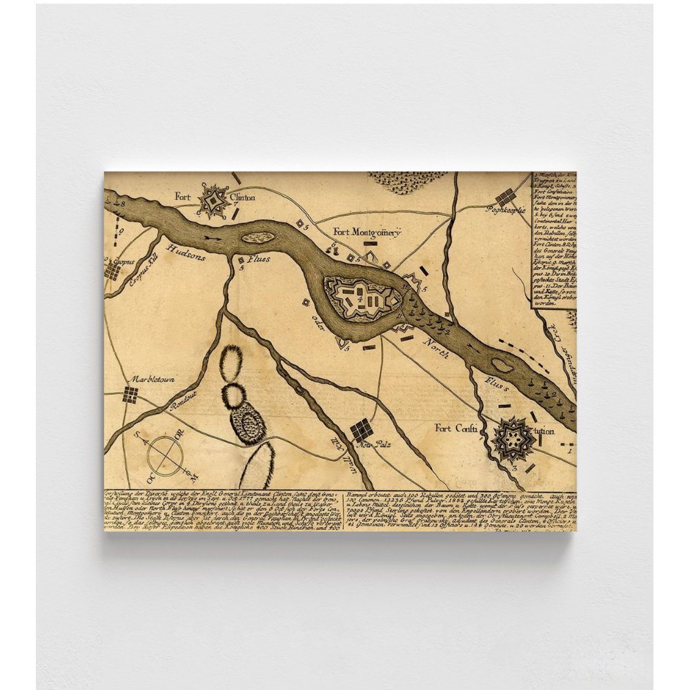 WeFrameArt General Clinton At Fort Montgomery, Fort Poster Print ...