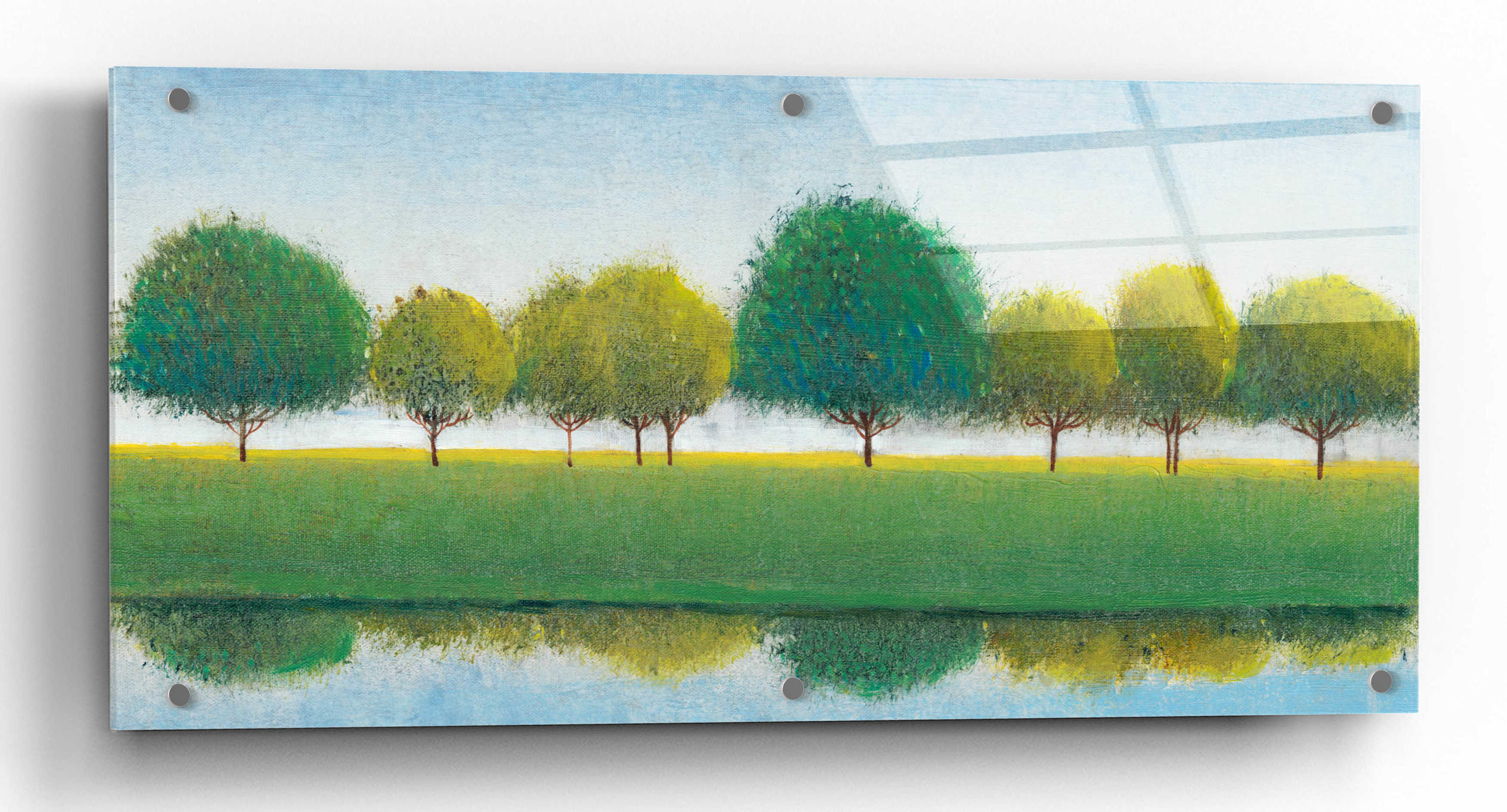 Winston Porter Trees in a Line II' by Tim O'Toole, Acrylic Glass Wall ...