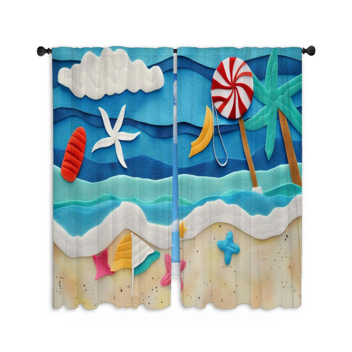 Loon Peak® Janush Polyester Room Darkening Curtain Pair | Wayfair