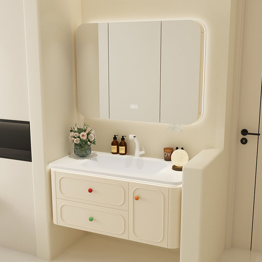 Backop French cream style bathroom cabinet - Wayfair Canada