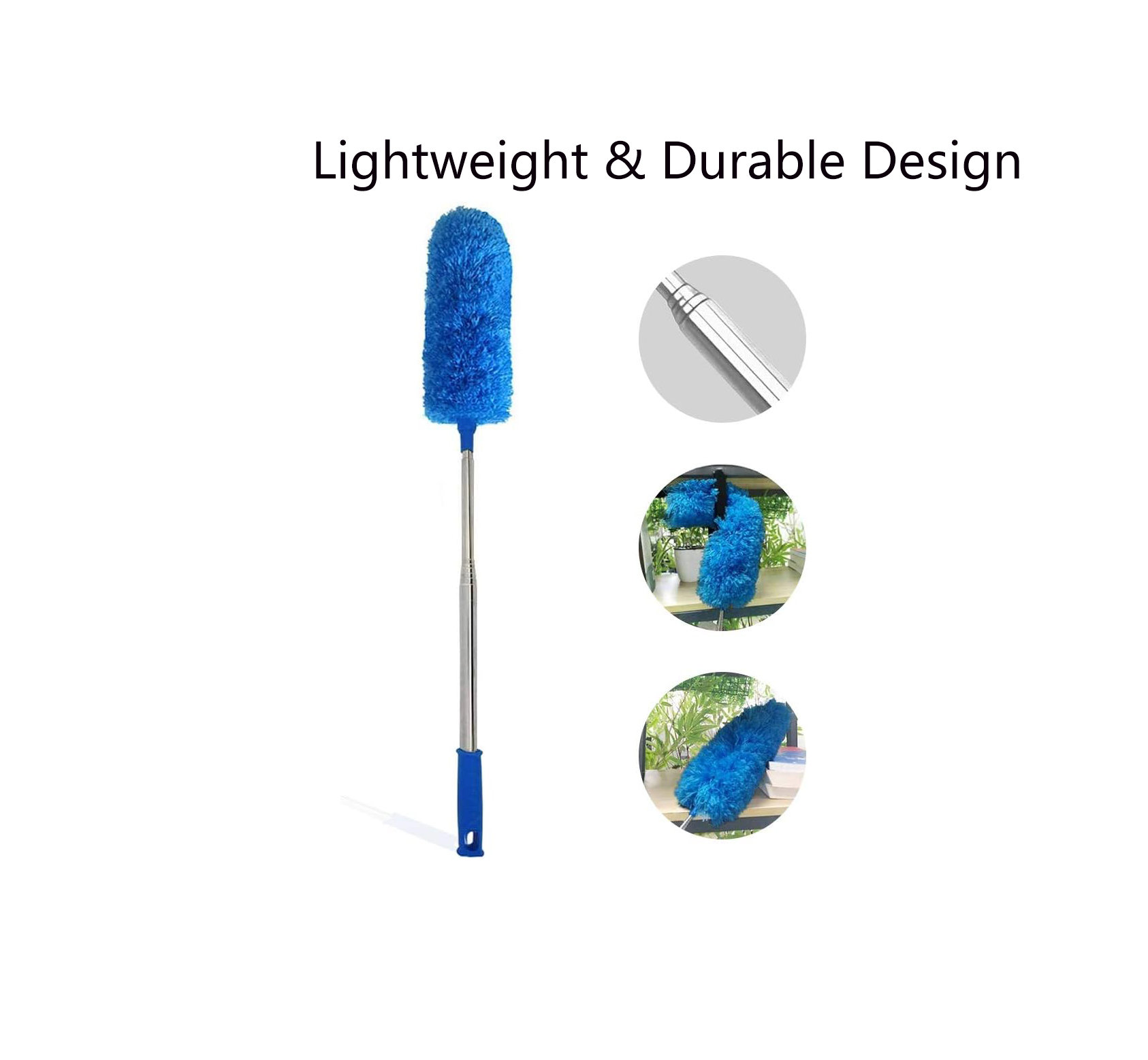 Unkoma Duster with 100 inches Extra Long Pole, Bendable Head & Long ...