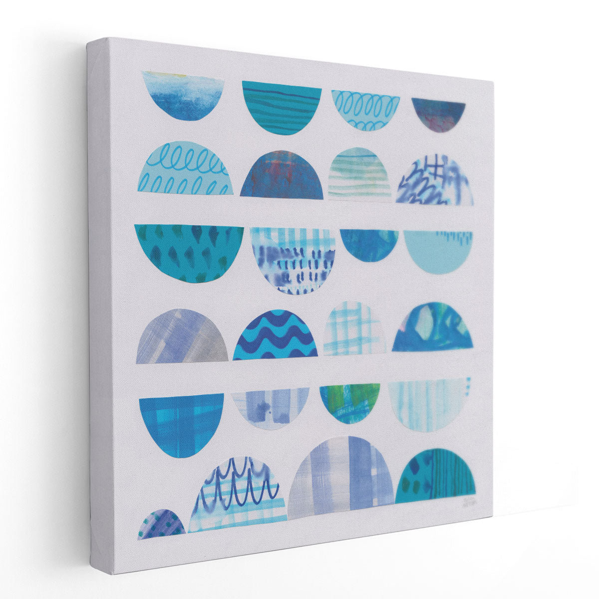 Brayden Studio Half Moon Abstract II - Canvas Print Wall Art | Wayfair