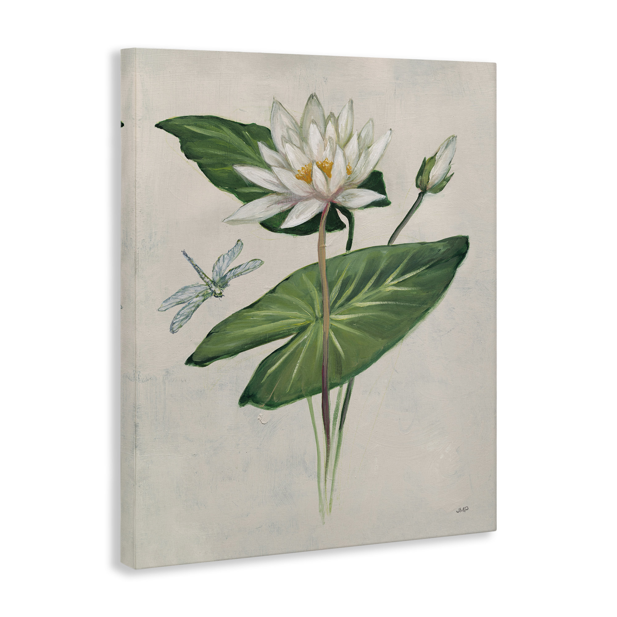 Bungalow Rose "Graceful Lily Pad", art mural par Julia Purinton ...