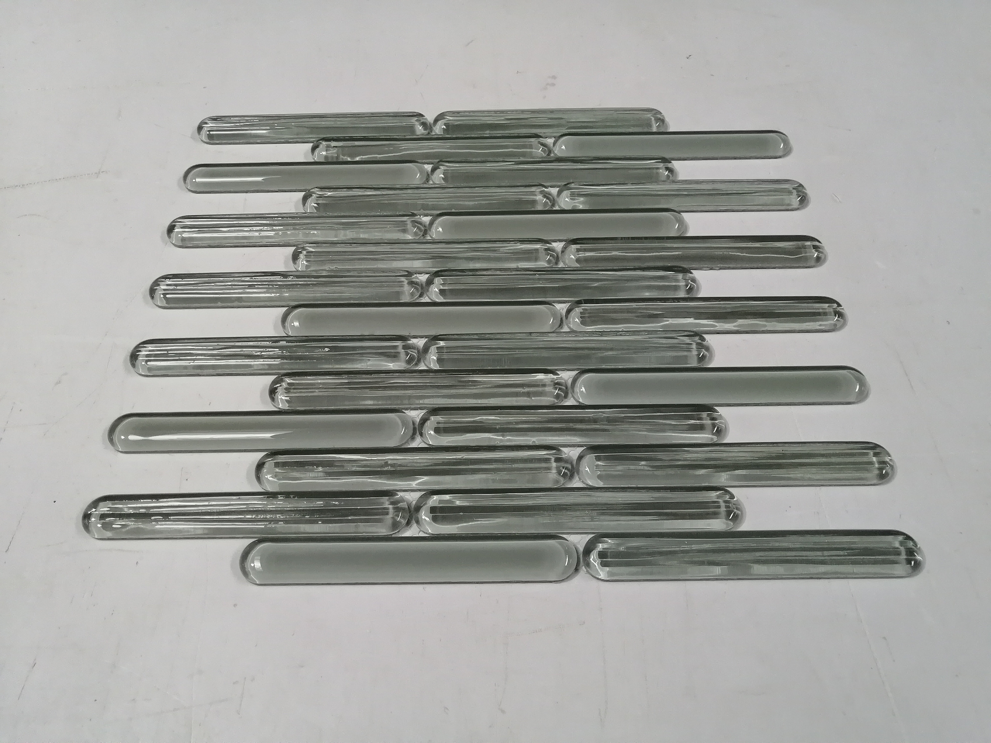 Medici & Co. Eclipse 1" x 6" Glass Novelty Mosaic Wall Tile | Perigold