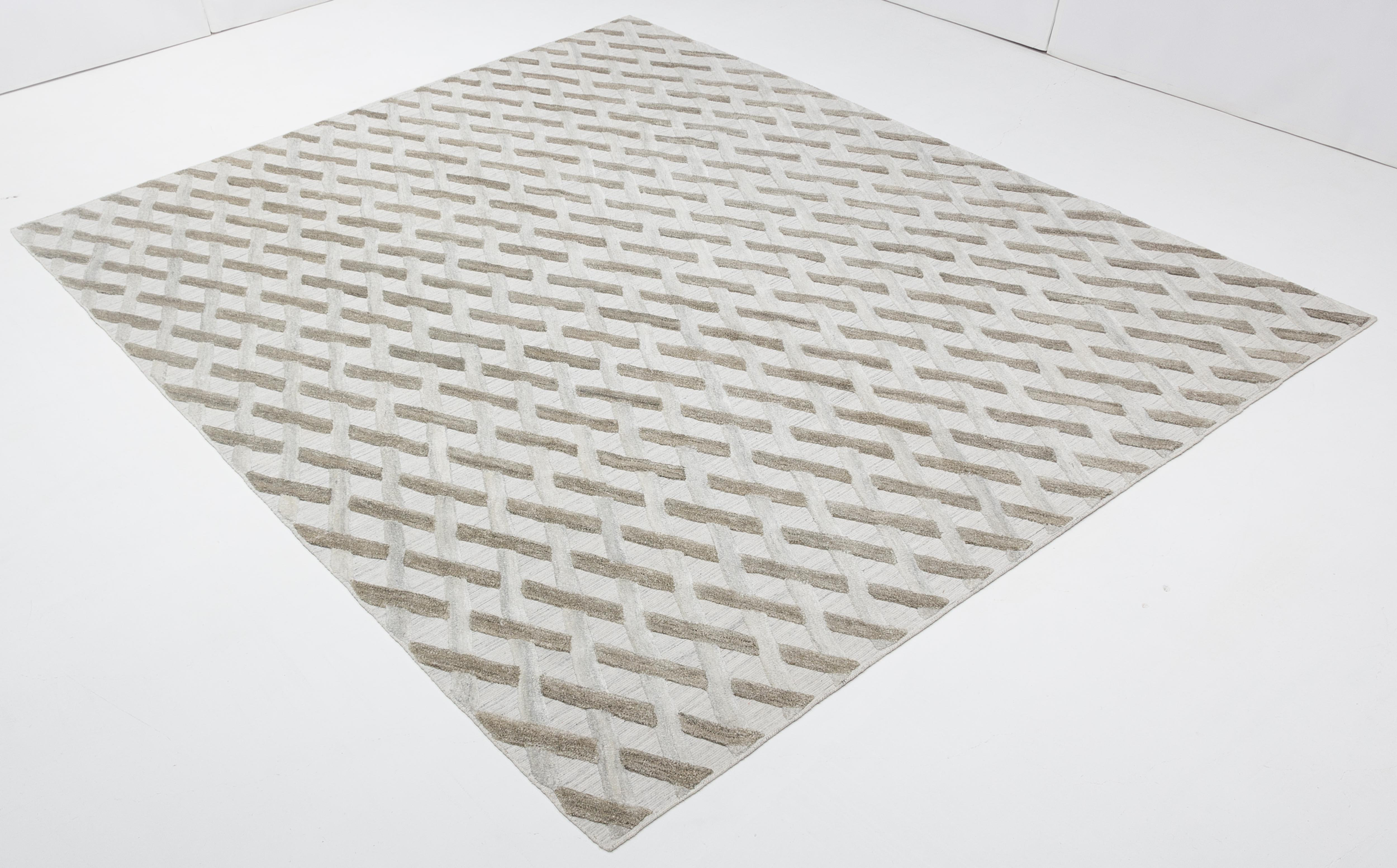 String Matter Modern Diamond Rug | Wayfair