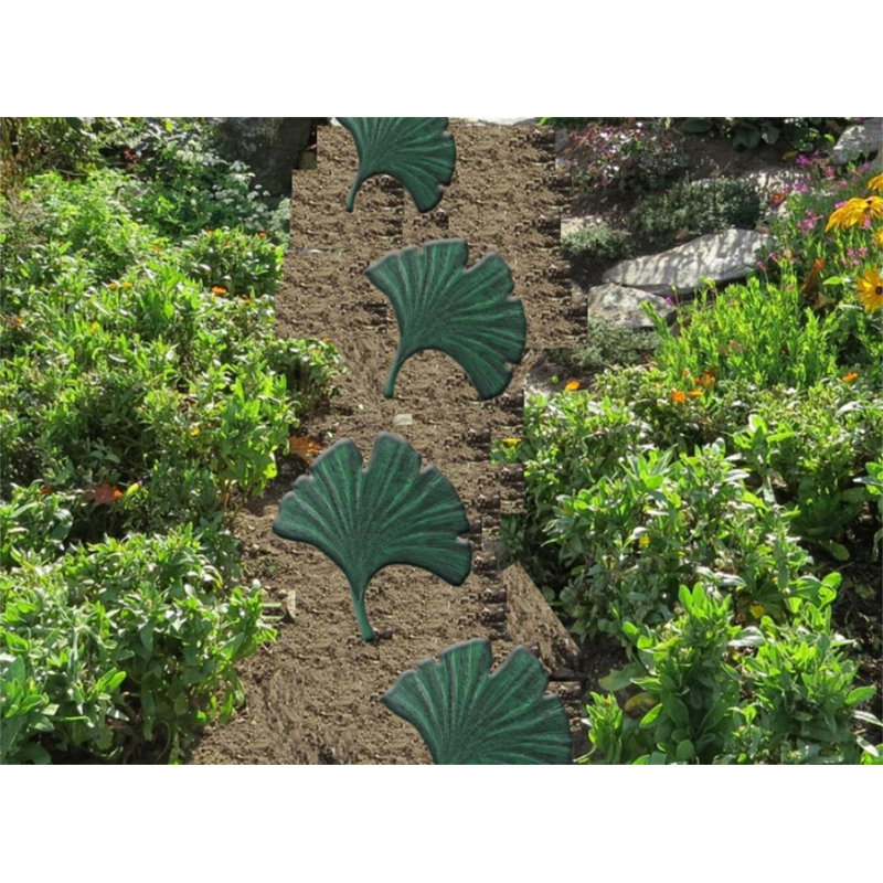 Red Barrel Studio® Gingko Leaf Stepping Stone Decorative Stepping ...