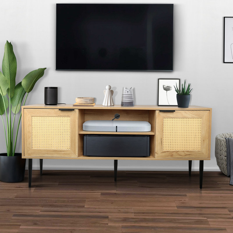 Bayou Breeze Butrus 59'' W Storage Credenza | Wayfair