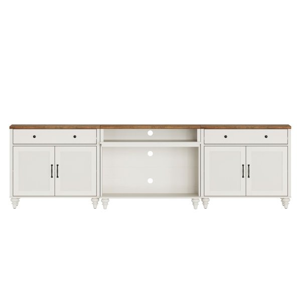 Alcott Hill® Farmhouse TV Stand For Tvs Up To 100'', Home Entertainment ...