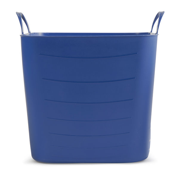 Hokku Designs 25 Liter 6.6 Gallon Durable Plastic Storage Tote, Blue ...
