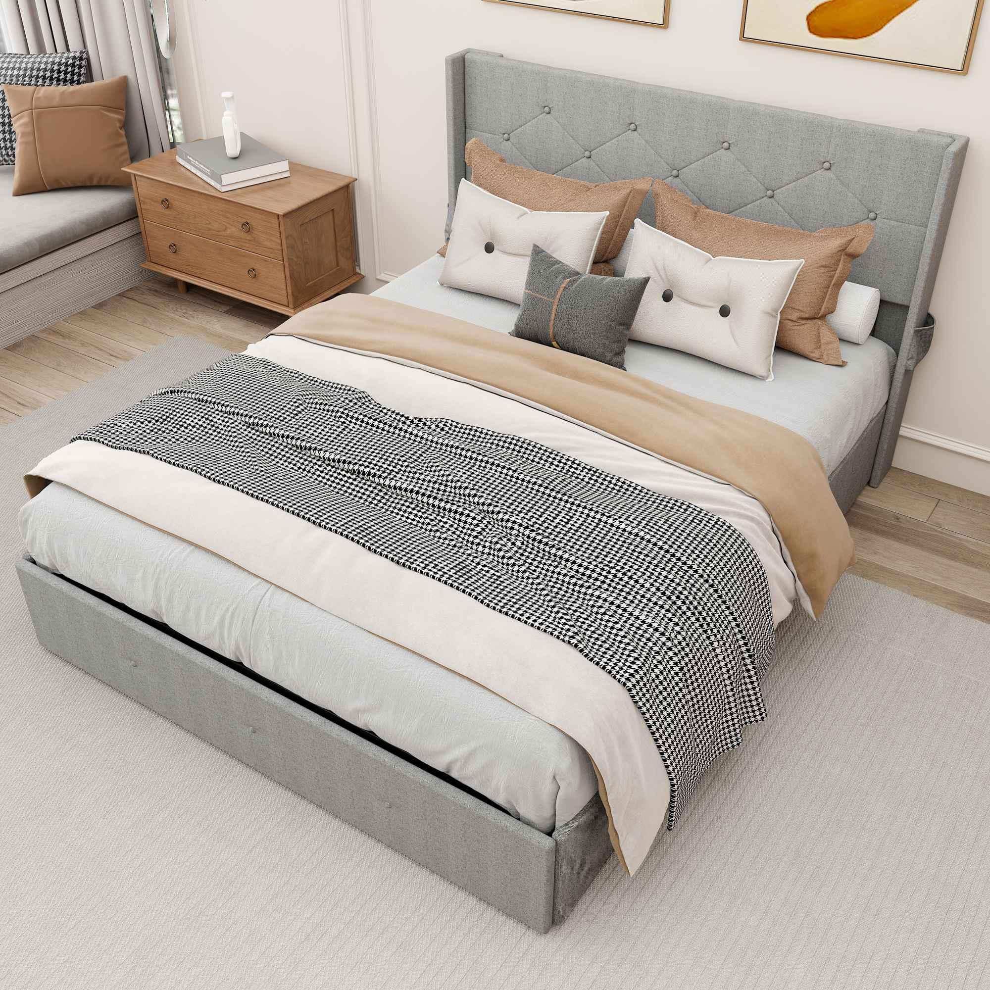 Lark Manor™ Modern Storage Platform Bed | Wayfair