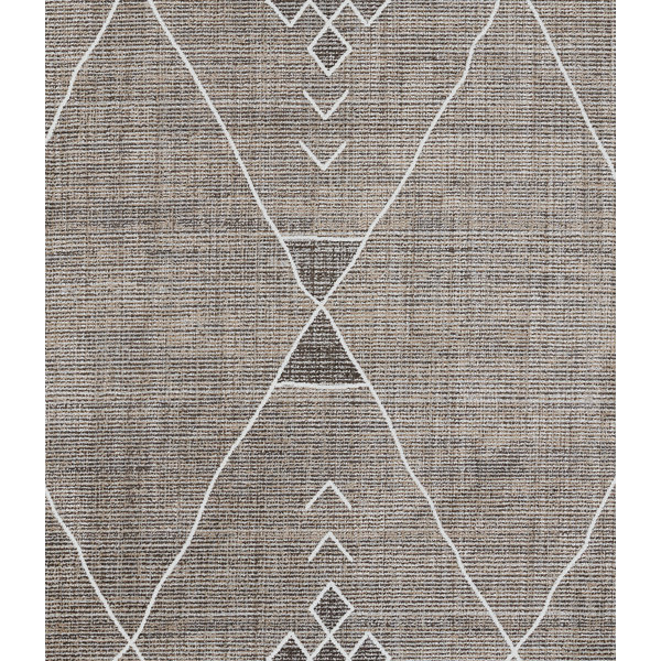 Langley Street® Clary Geometric Black/Gray Area Rug & Reviews | Wayfair