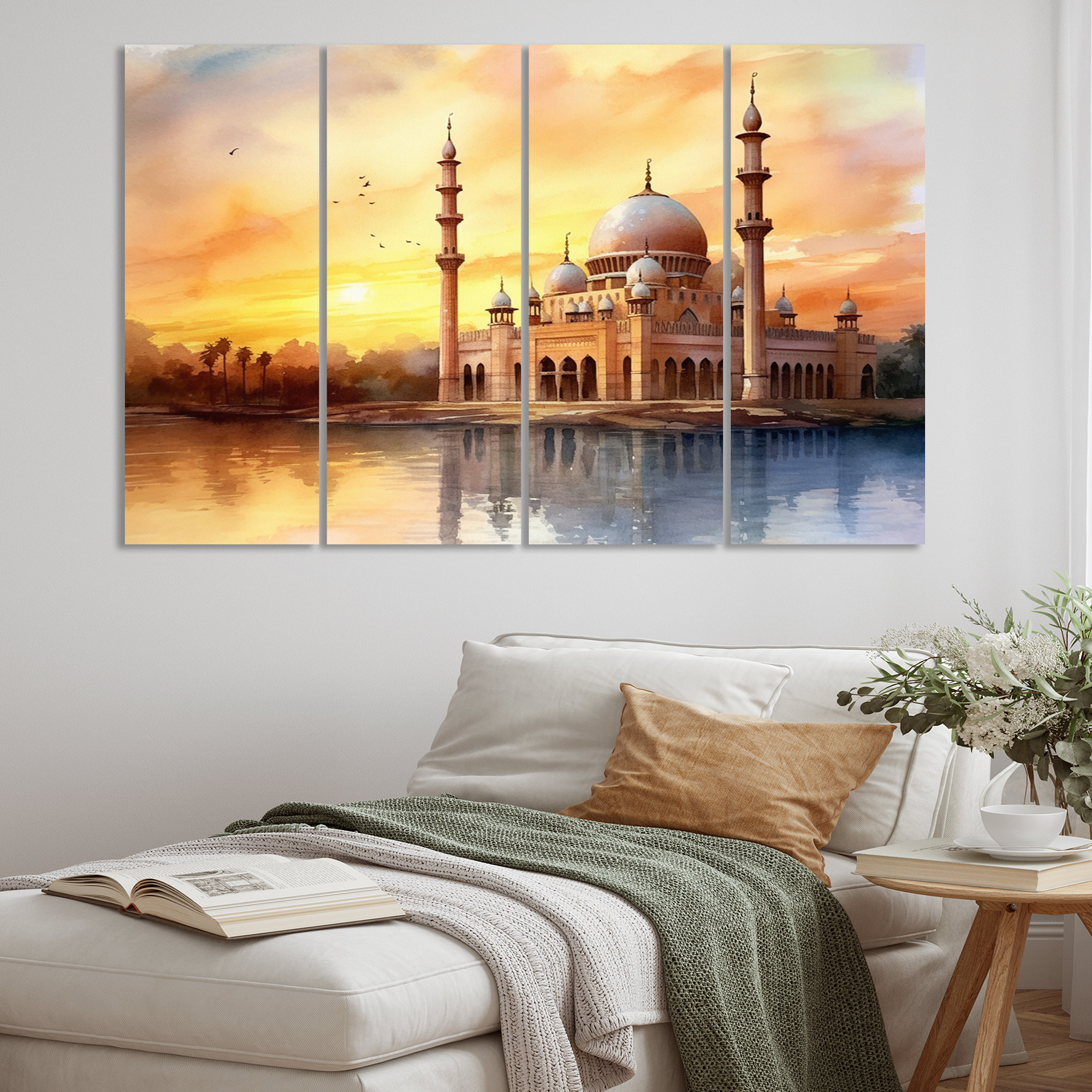 Design Art Islamic Mosque Expressions I - Islamism Wall Art Living Room ...
