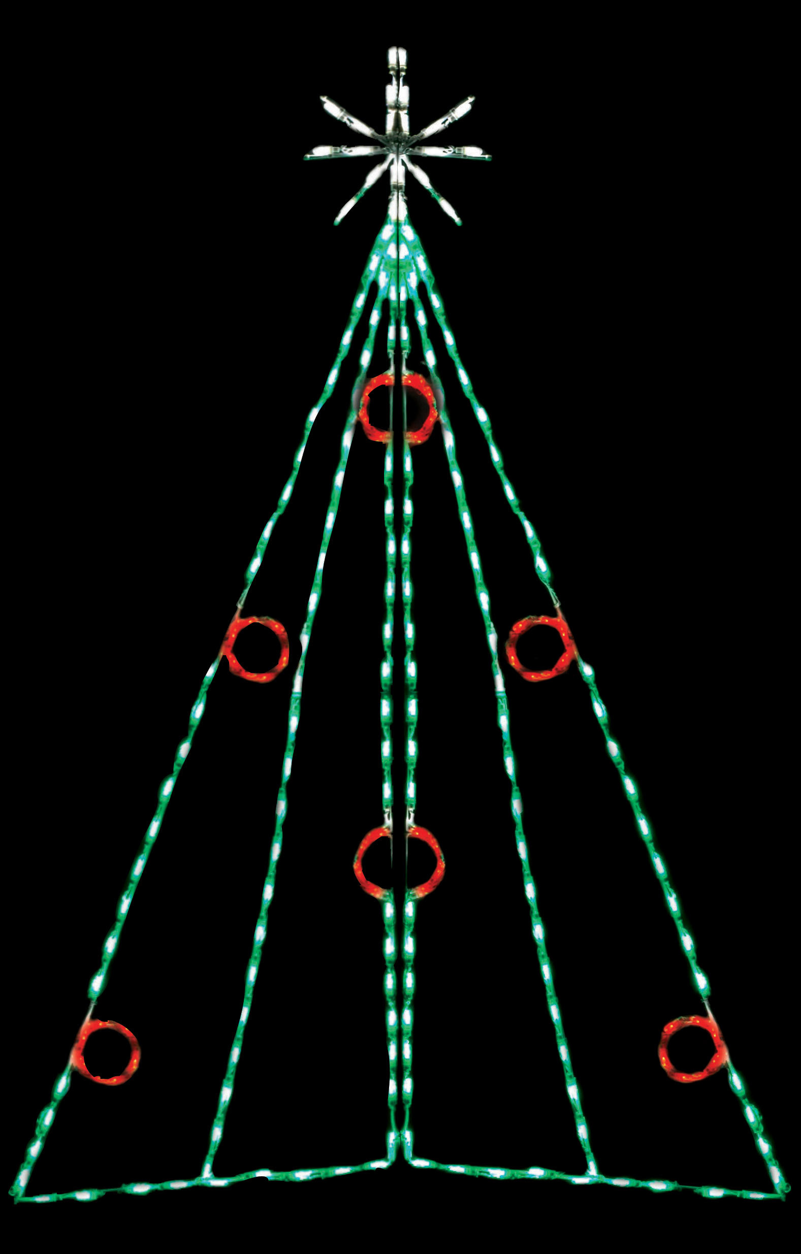 The Holiday Aisle® Christmas Tree with Berries LED Light & Reviews ...