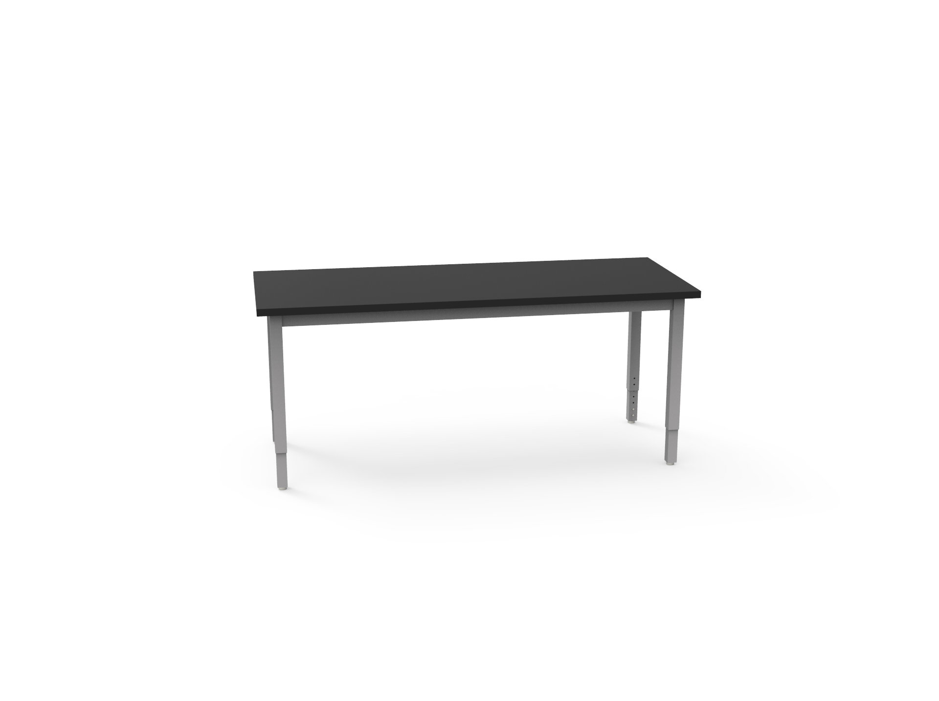 WB Manufacturing Lobo Butcher Block Adjustable Height Rectangular ...