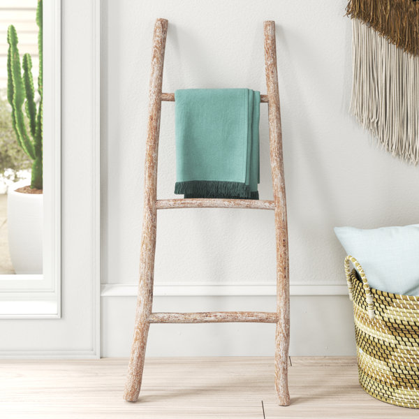 Millwood Pines 39'' Solid Wood Blanket Ladder & Reviews | Wayfair