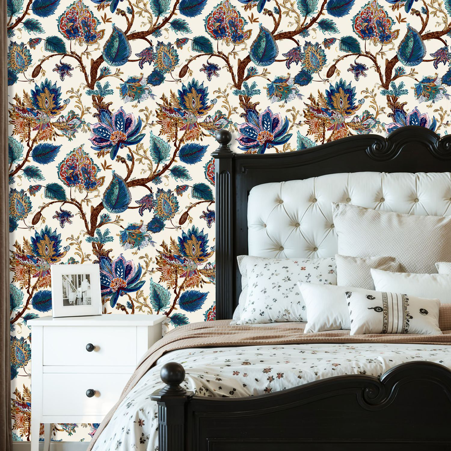 Latitude Run® Renter Friendly Peel and Stick Wall Mural Vintage ...