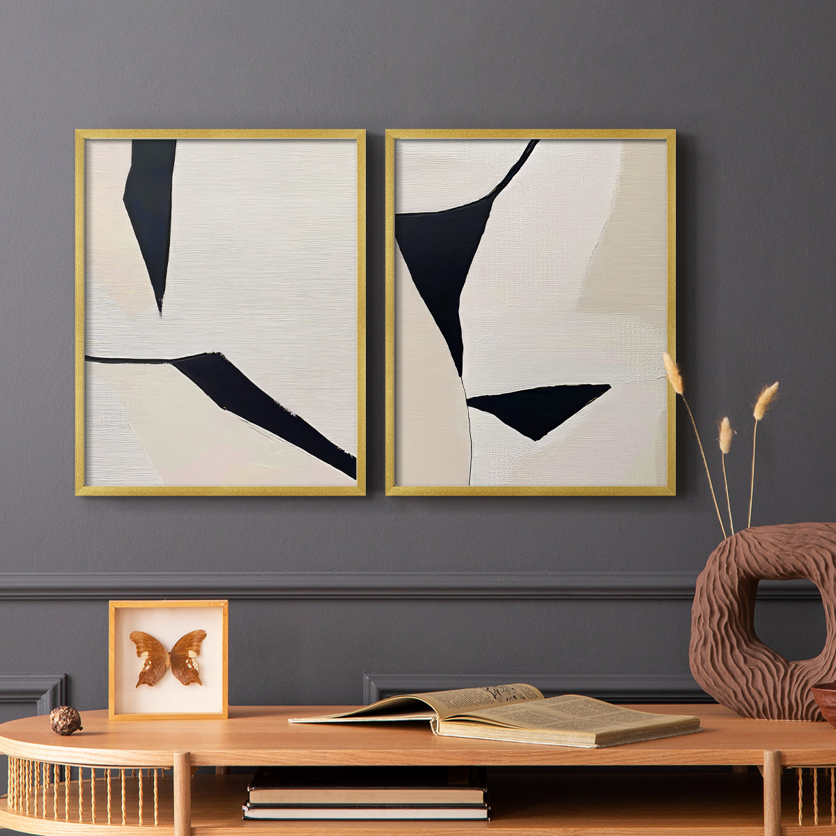 Lark Manor™ ABSTRACT Series DCXXXI-Premium Framed Print -Ready to Hang ...