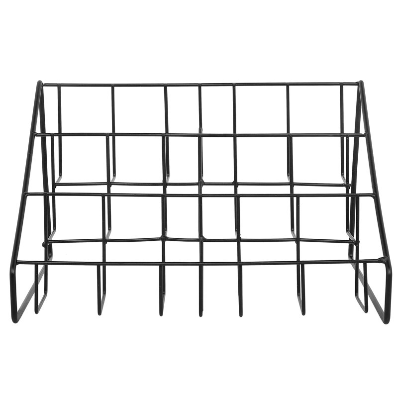 Ebern Designs CD DVD Metal Media Storage Rack & Reviews | Wayfair