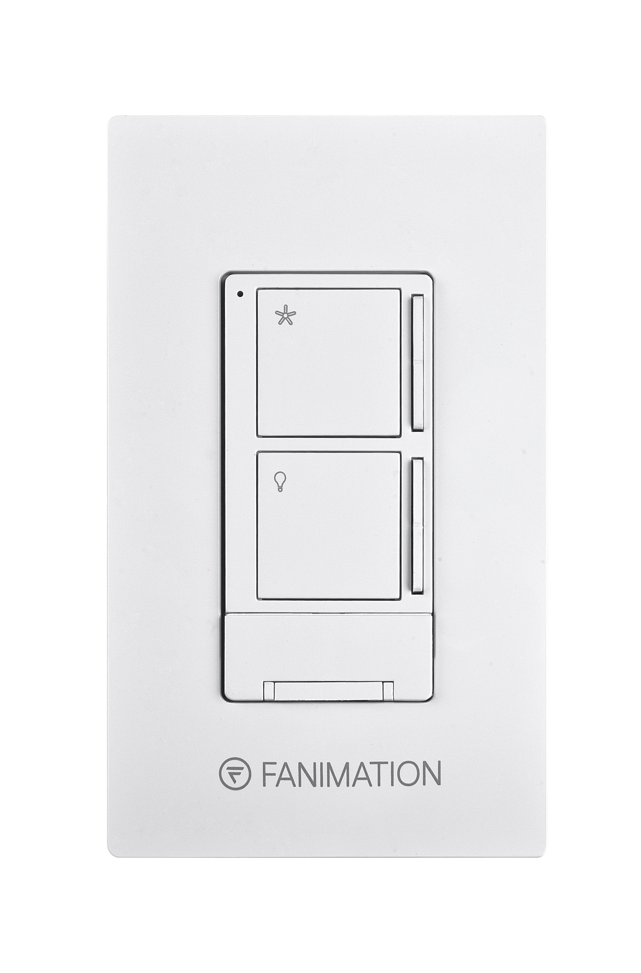 Fanimation Ceiling Fan Wall Control with Receiver - 3 Speed Fan and ...
