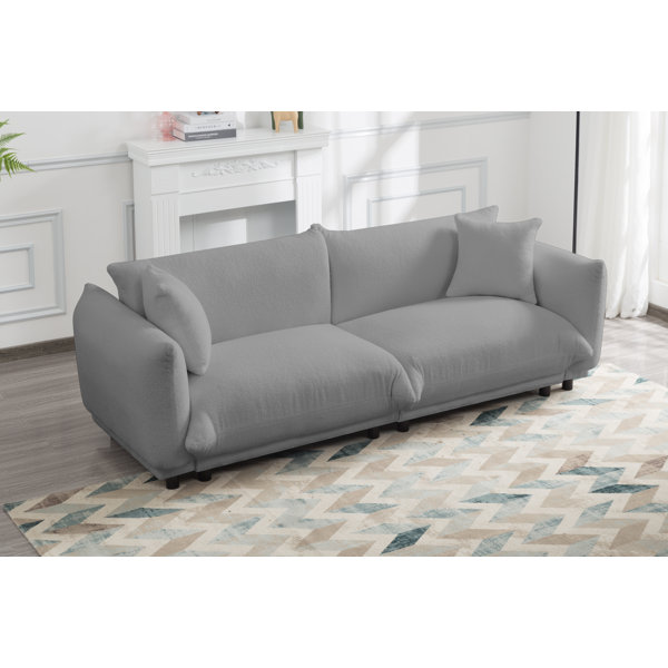 Ivy Bronx Dalvinder 86.6'' Velvet Sofa & Reviews | Wayfair