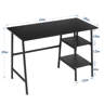 Trent Austin Design® Kempst 43 Inch Computer Desk with Storage Shelves ...