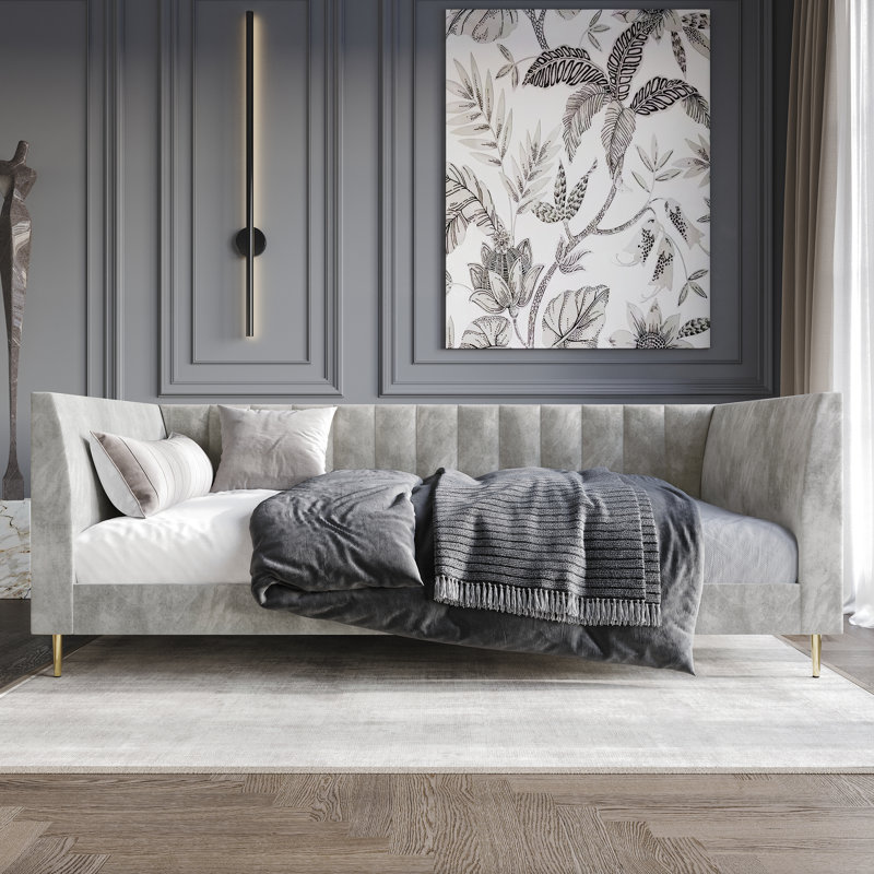 Mercer41 Yimi Upholstered Daybed & Reviews | Wayfair