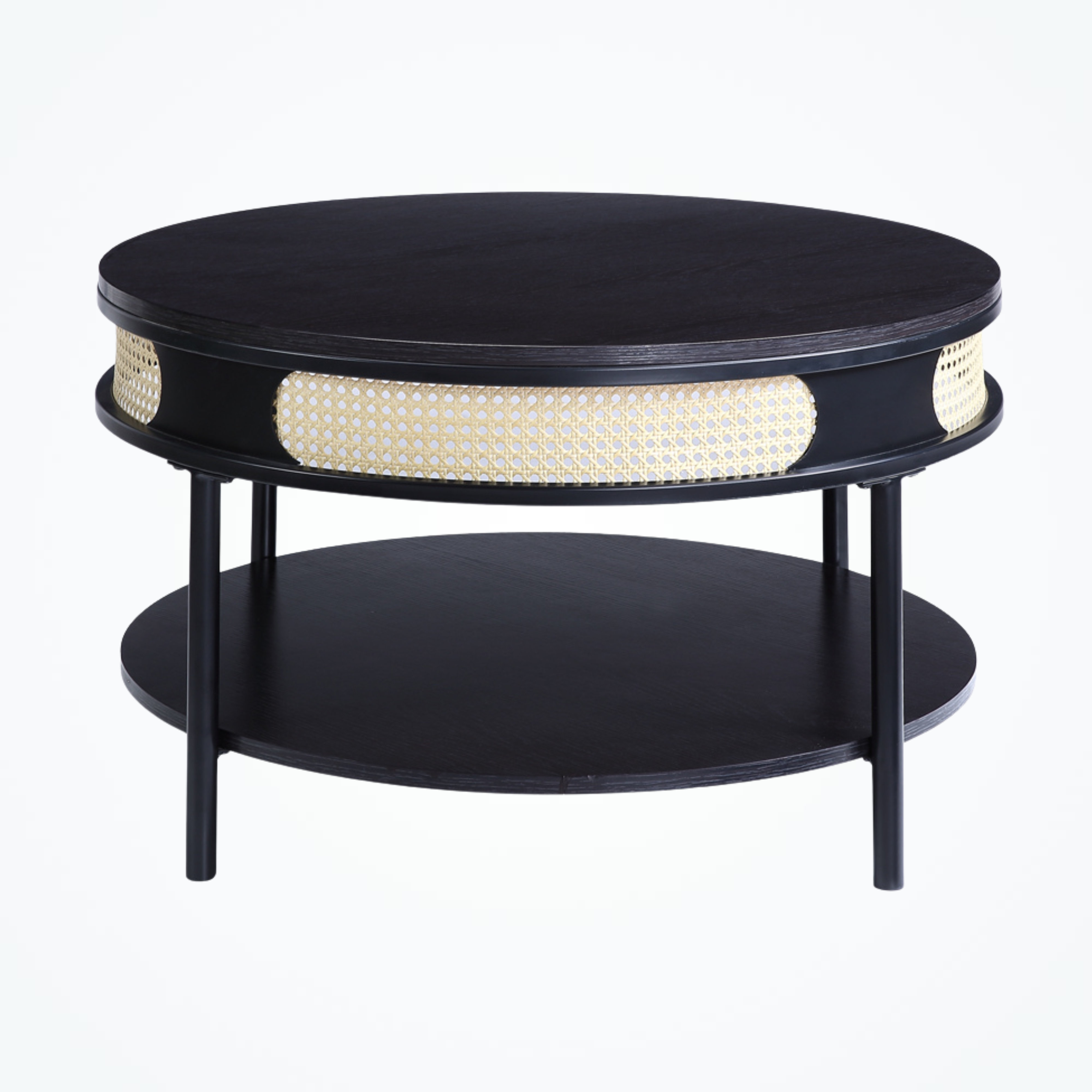 Trio Supply House Samos Coffee Table with Black Finish | Wayfair