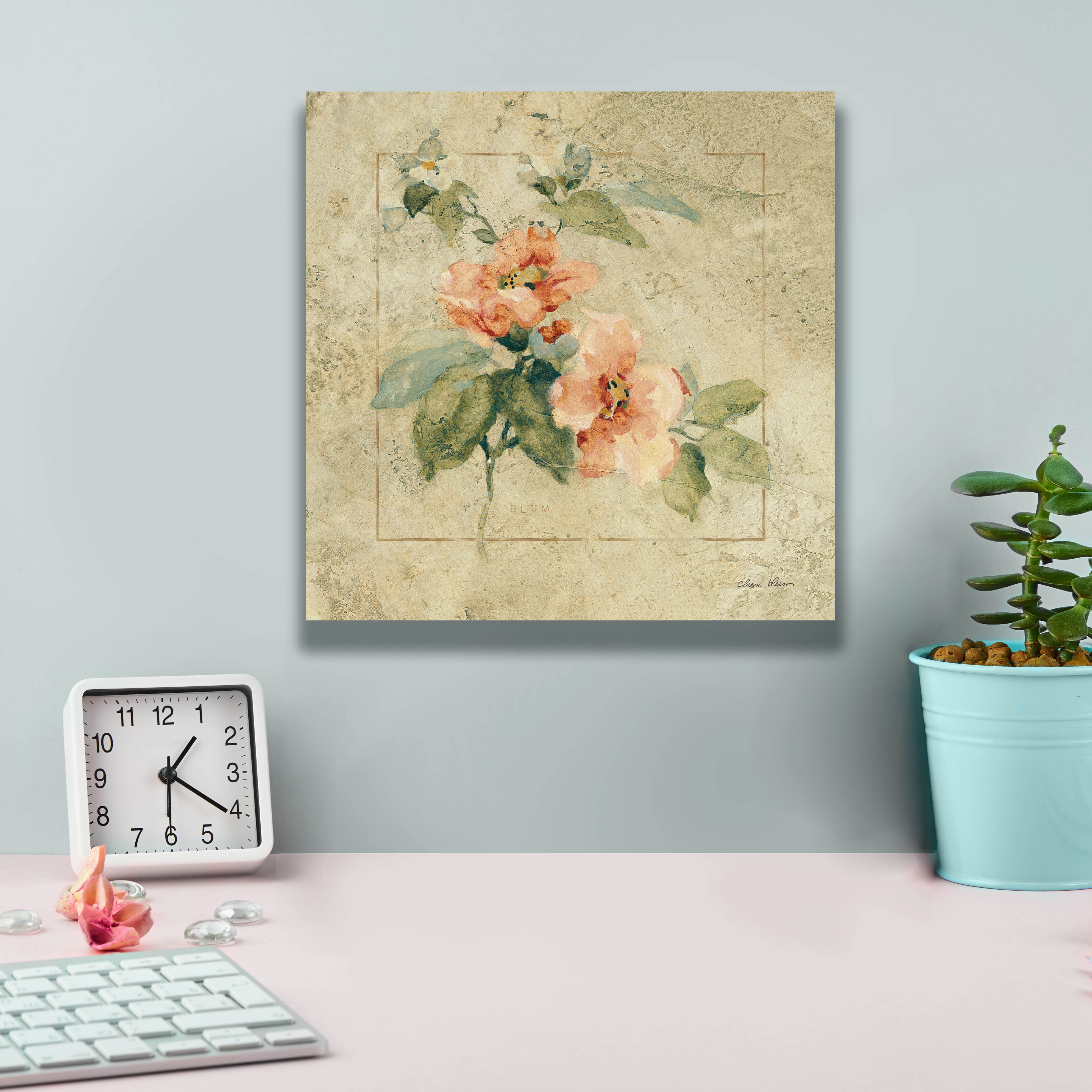 August Grove® 'Provence Rose 1' by Cheri Blum Canvas Wall Art | Wayfair