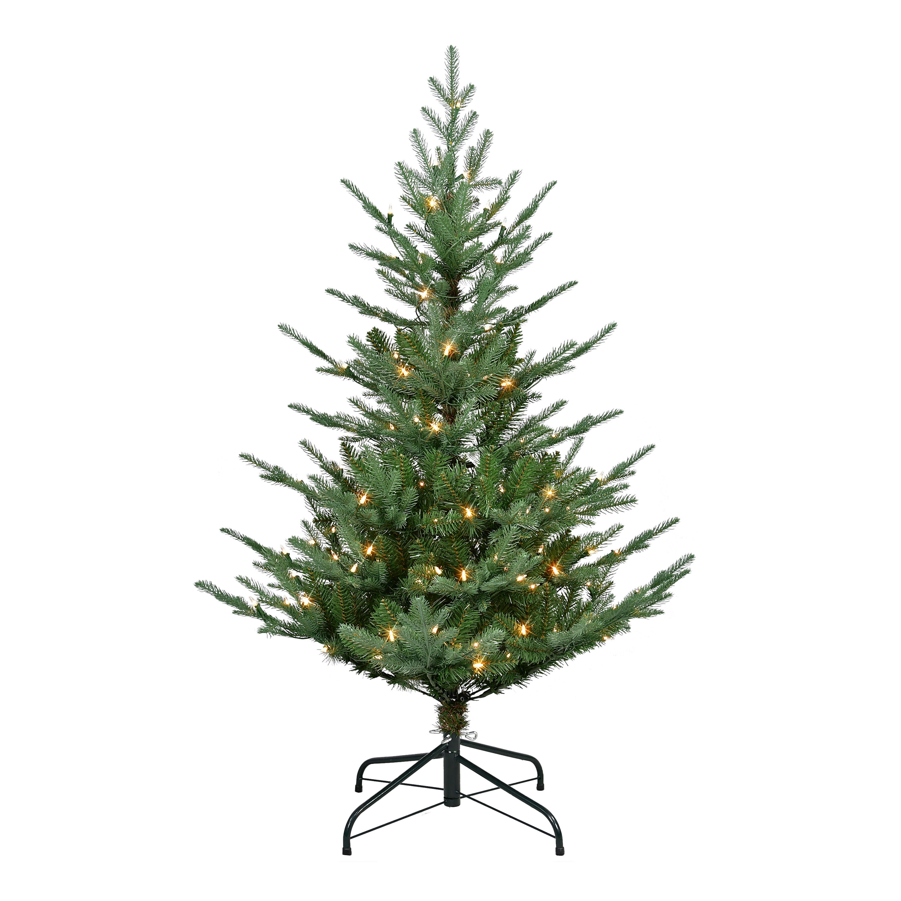 The Holiday Aisle® Gosselke 4' 6" H Green Realistic Artificial Spruce ...