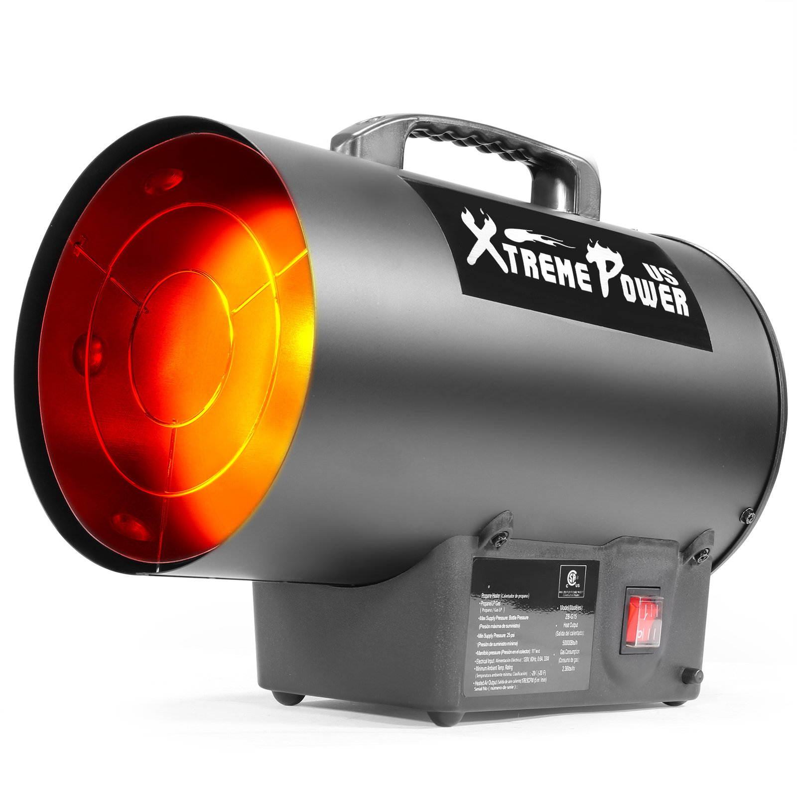 XtremepowerUS 50K Air Forced Heater Propane Utility Heater - Wayfair Canada