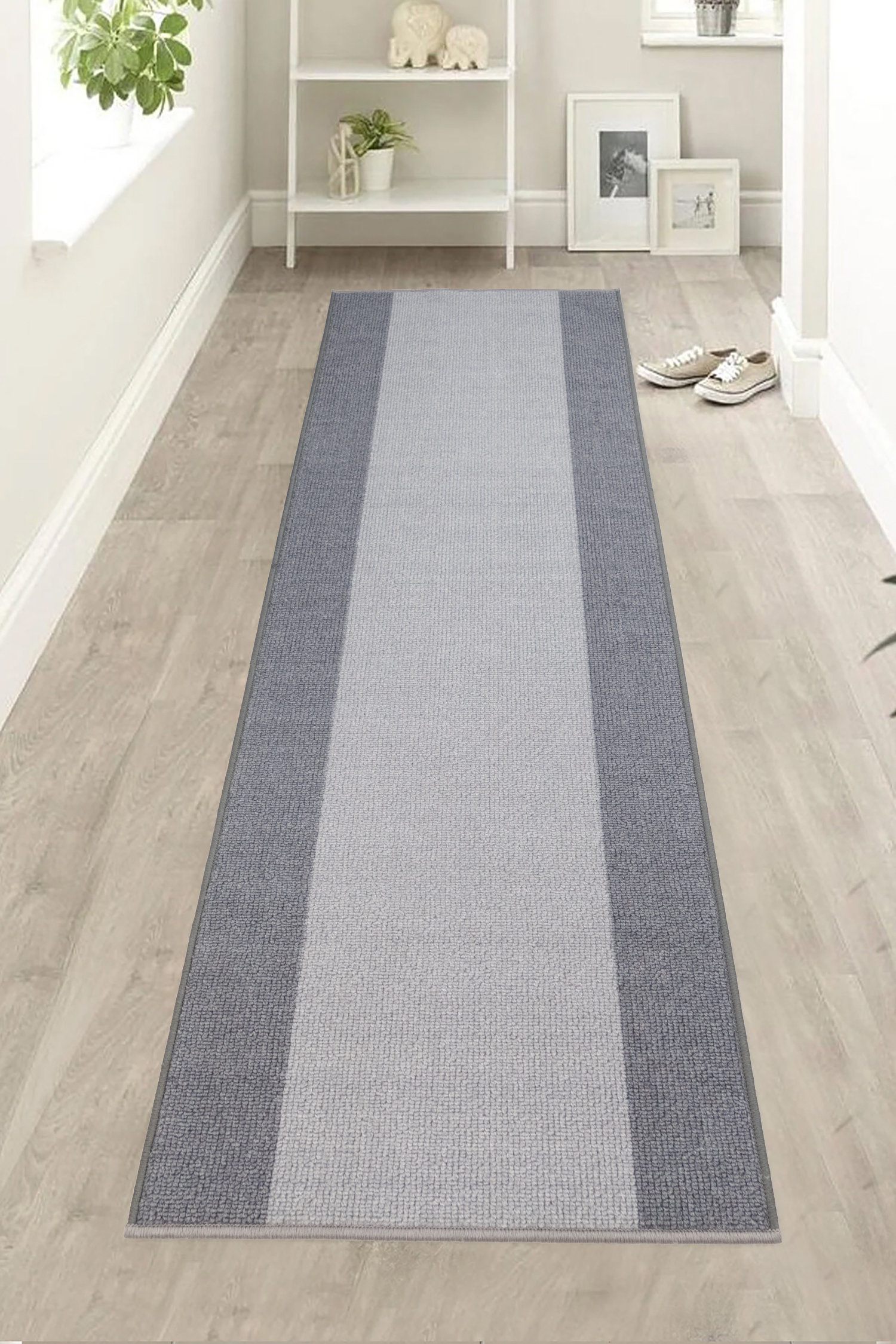 Red Barrel Studio Custom Size Runner Rug Berber Style Low Pile Bordered ...