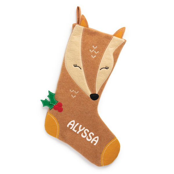The Holiday Aisle® Fox Stocking | Wayfair