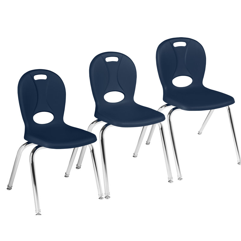 Learniture Structure Series Plastic Stacking Classroom Chairs with ...